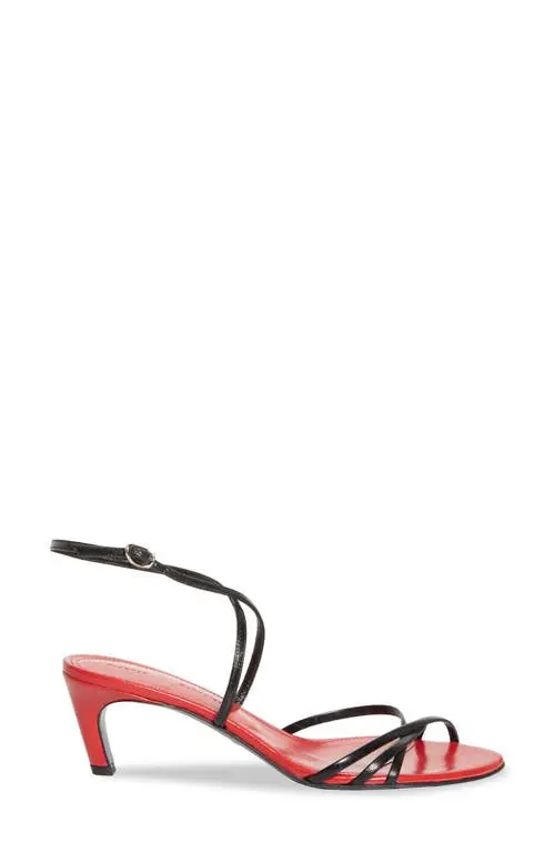 Proenza Schouler Uma Ankle Strap Sandal - Red