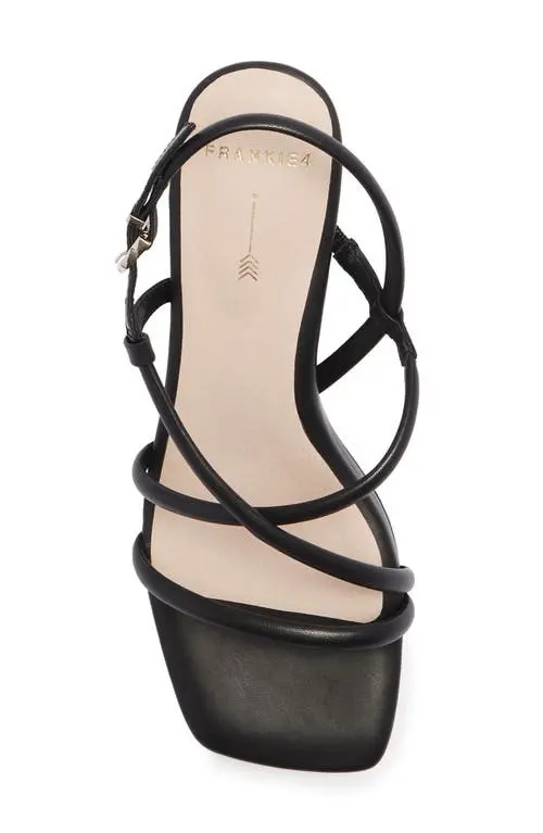 FRANKIE4 Giselle Ankle Strap Slide Sandal - Black