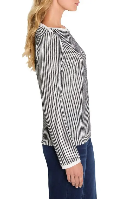 NIC+ZOE Zigzag Knit Top