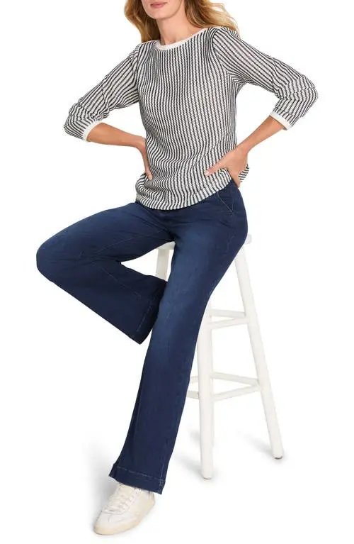 NIC+ZOE Zigzag Knit Top