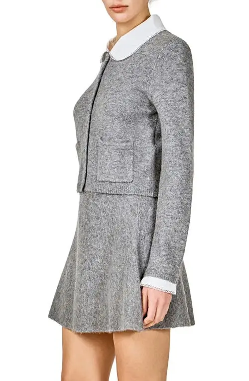 Endless Rose Peter Pan Collar Cardigan