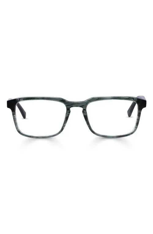 Eyebobs Seymour 52mm Rectangular Reading Glasses - Thyme/basil