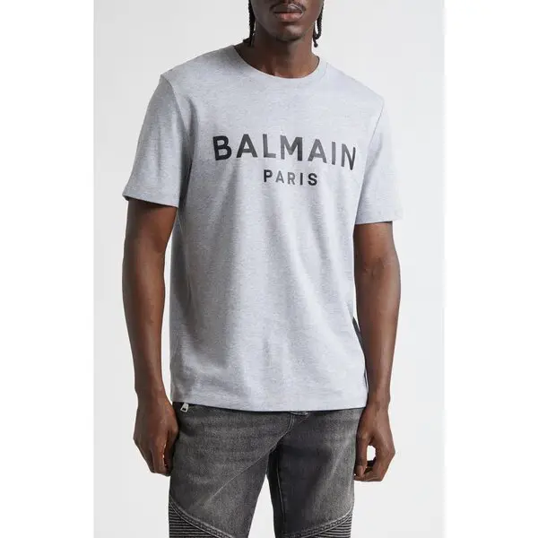 Balmain Print Cotton T-shirt