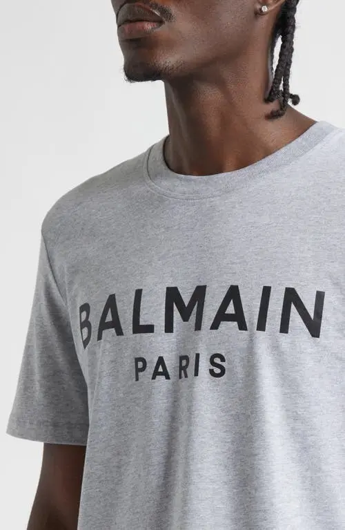 Balmain Print Cotton T-shirt