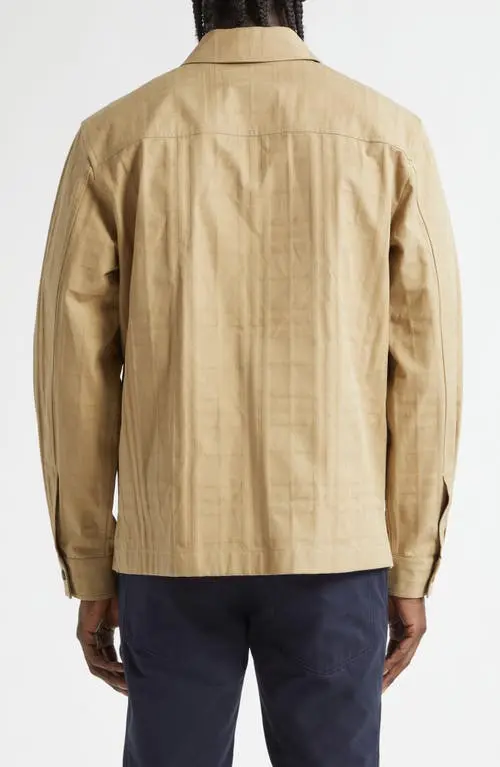 Burberry Oakwell Cotton Jacquard Zip Jacket