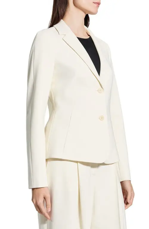 Theory Admiral Crepe Blazer - Rice