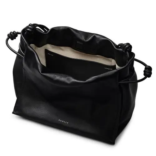 RADLEY The Roxburgh Drawstring Crossbody Bag - Black