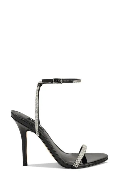 Nine West Stodia Embellished Ankle Strap Sandals