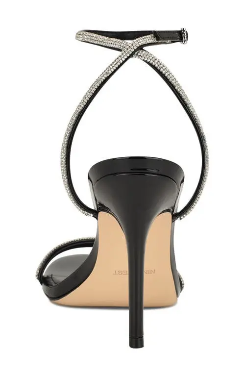 Nine West Stodia Embellished Ankle Strap Sandals