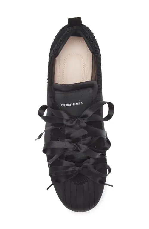 Simone Rocha Ballerina Grip Trainer Sneakers - Black