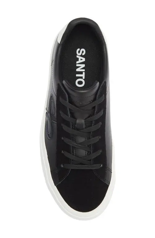SANTO STUDIO Clemente Low Top Sneakers - Black