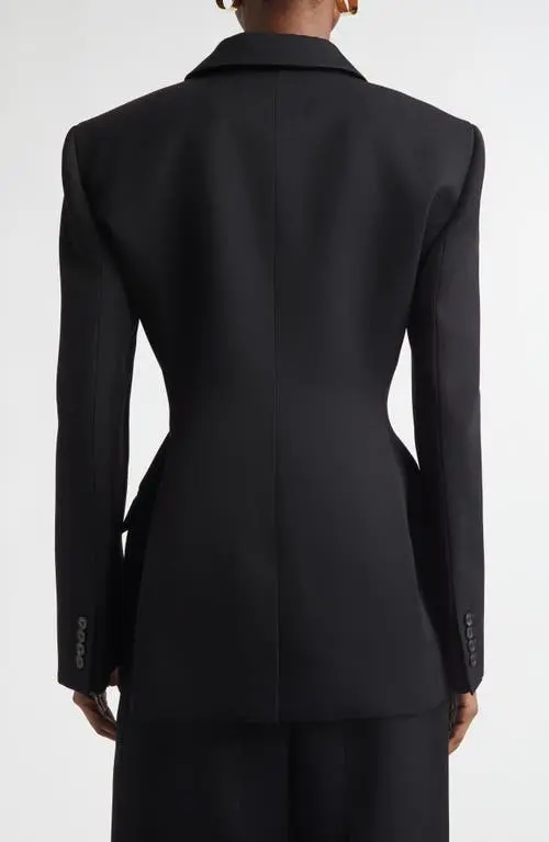 Givenchy Double-breasted Wool Jacket With Integrated Collar