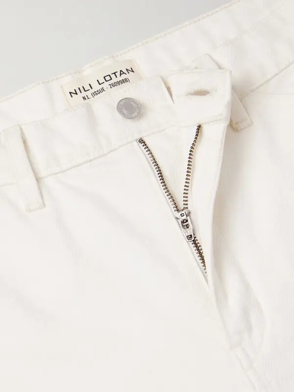 NILI LOTAN Tribeca High-rise Barrel-leg Jeans
