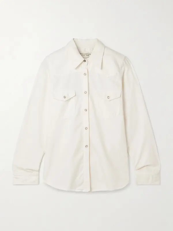 NILI LOTAN Travis Denim Shirt