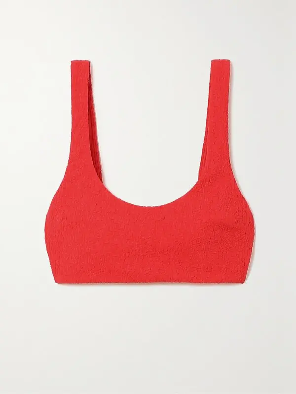Mara Hoffman Net Sustain Lira Recycled Bikini Top - Red