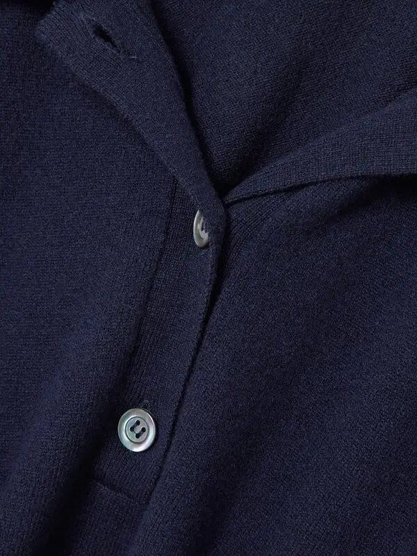 RÓHE Merino Wool And Cashmere-blend Polo Sweater