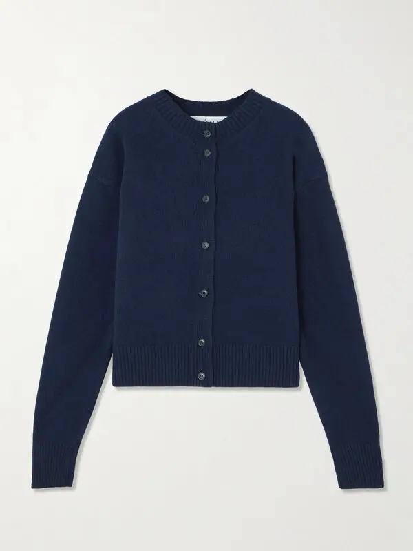 RÓHE Cropped Wool-blend Cardigan