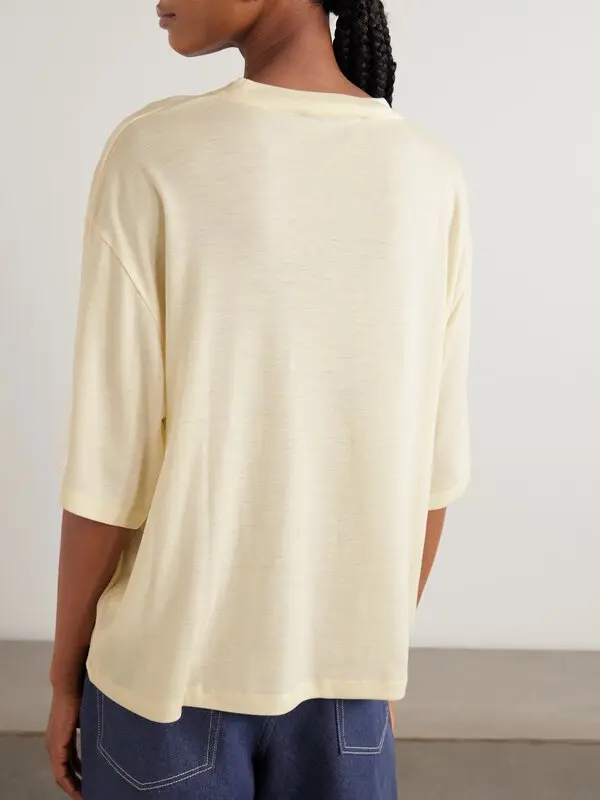 RÓHE Oversized Wool-jersey T-shirt