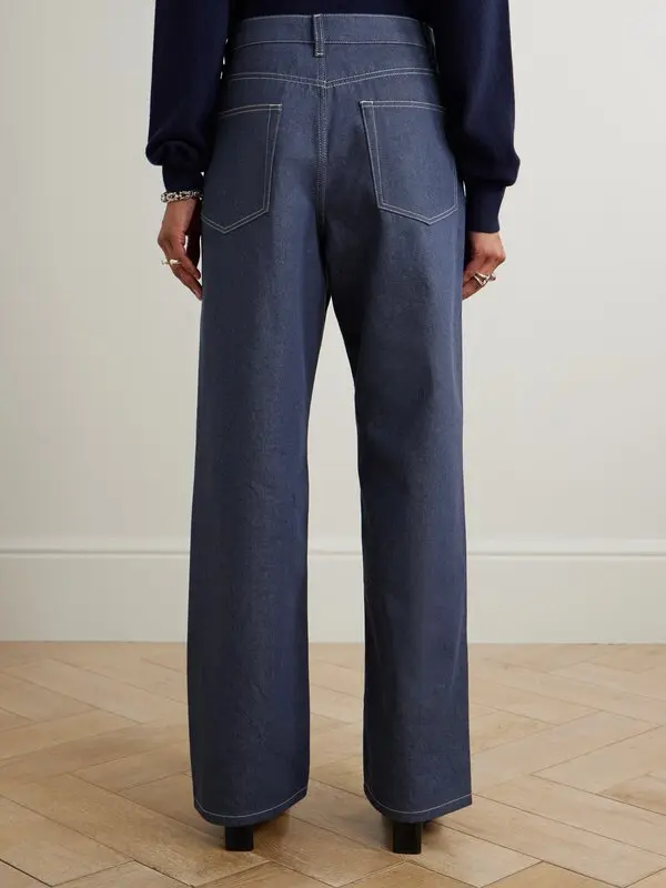 RÓHE High-rise Wide-leg Jeans