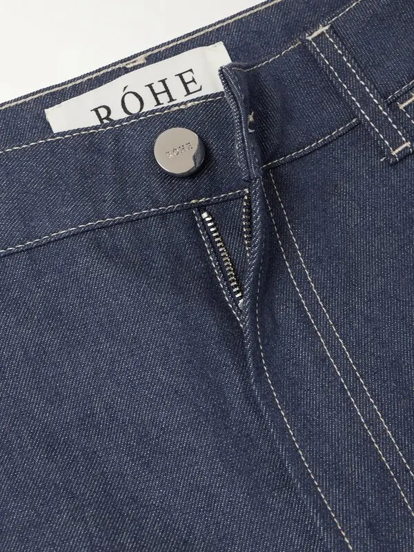 RÓHE High-rise Wide-leg Jeans