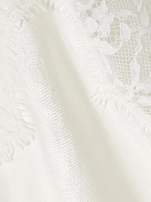 RÓHE Lace-trimmed Silk Camisole - Neutrals