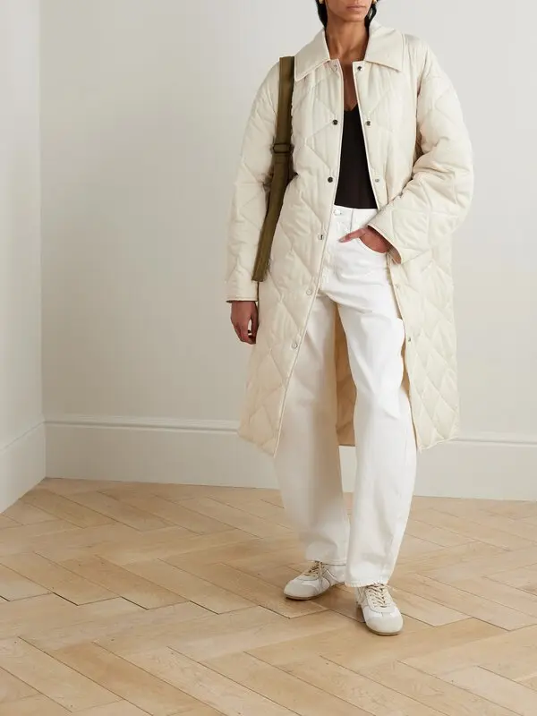 JOSEPH Penny Quilted Shell Coat