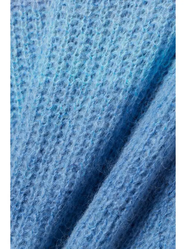 Vince Space-dyed Open-knit Midi Dress