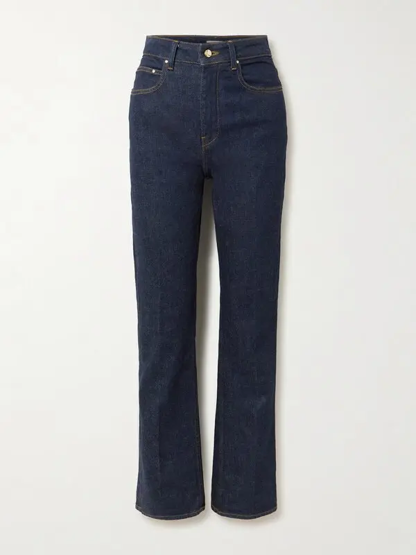 Ossou Flex Stretch High-rise Straight-leg Jeans