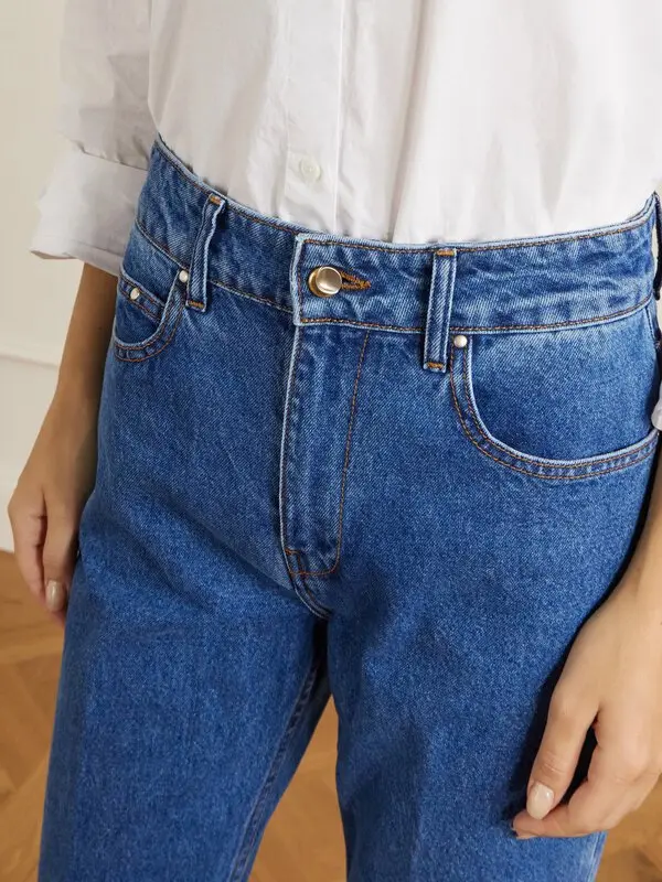 Ossou Noon High-rise Straight-leg Jeans