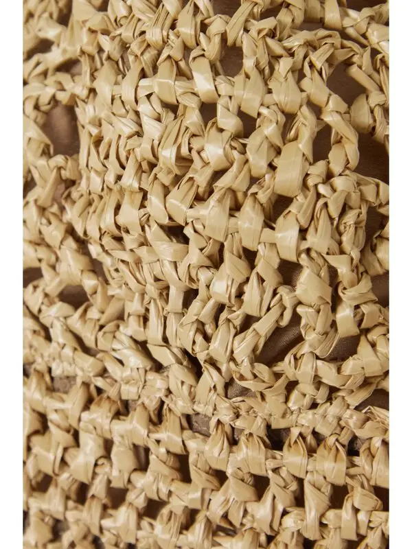Brunello Cucinelli Crocheted Raffia Bralette