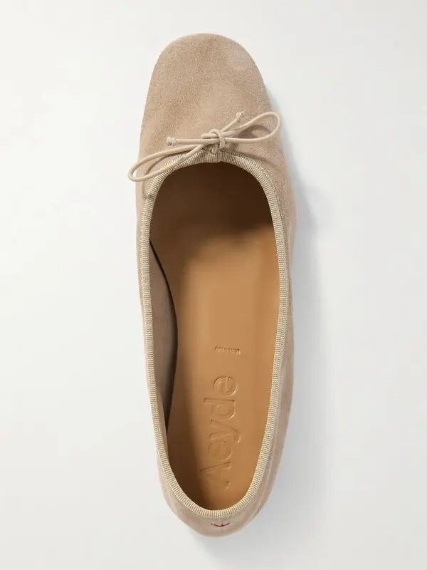 AeydĒ Tiby Ballet Flats - Neutrals