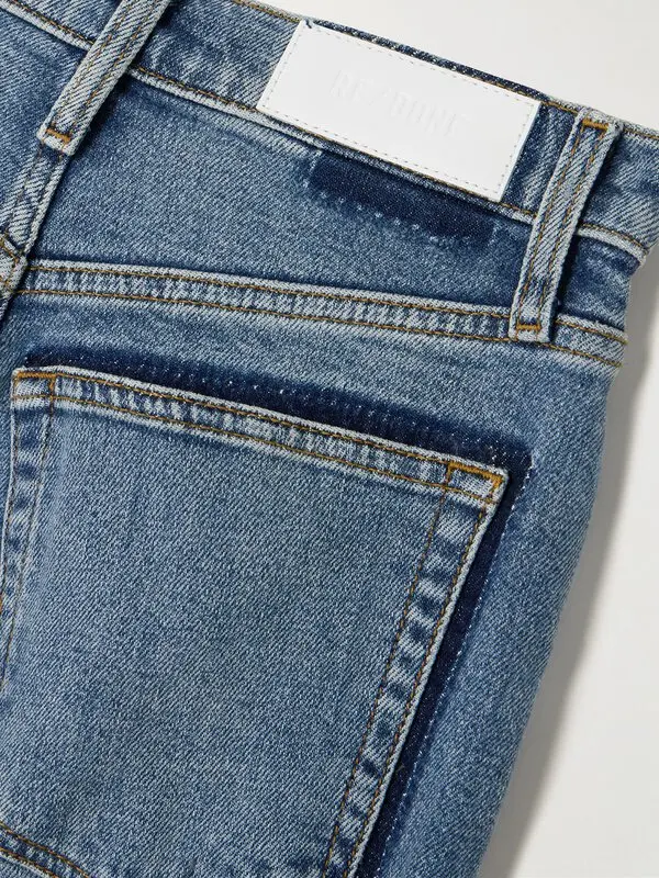 RE/DONE High-rise Wide-leg Jeans