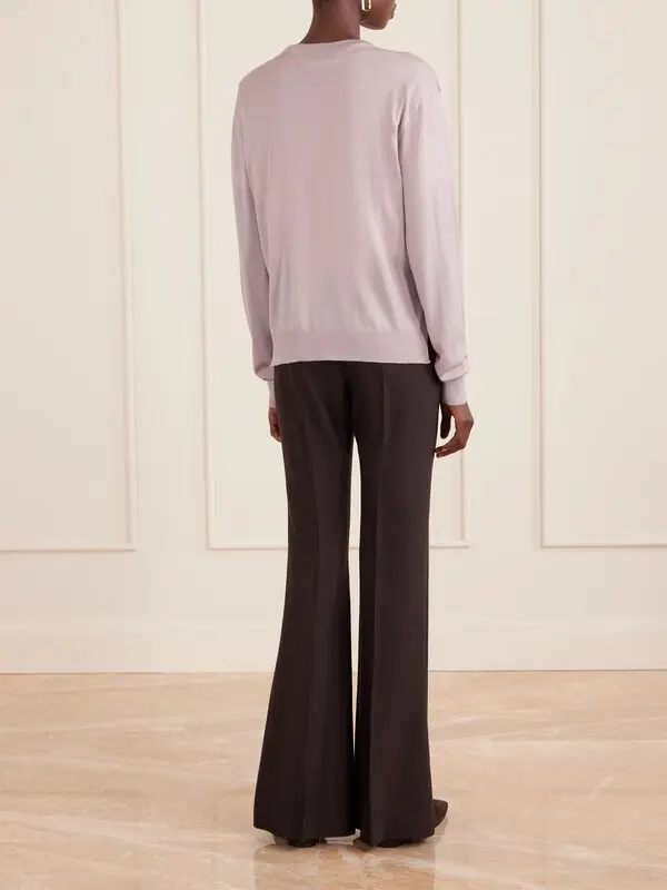 JIL SANDER Cashmere, Wool And Silk-blend Sweater
