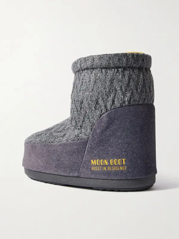 Moon Boot Guest In Residence Icon Low Snow Boots - Gray