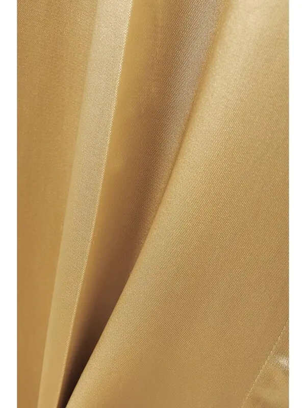 Victoria Beckham Satin Straight-leg Trousers