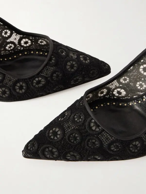 Manolo Blahnik Bb 90 Lace Pumps