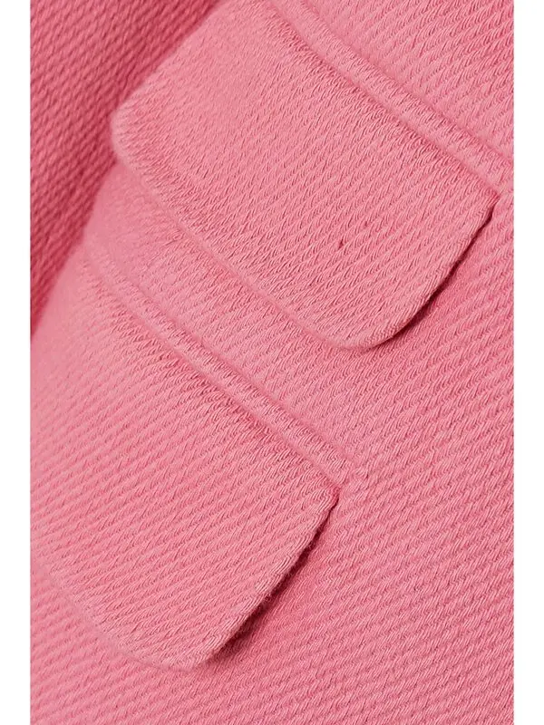 THEBE MAGUGU Tie-detailed Open-back Wool-twill Blazer