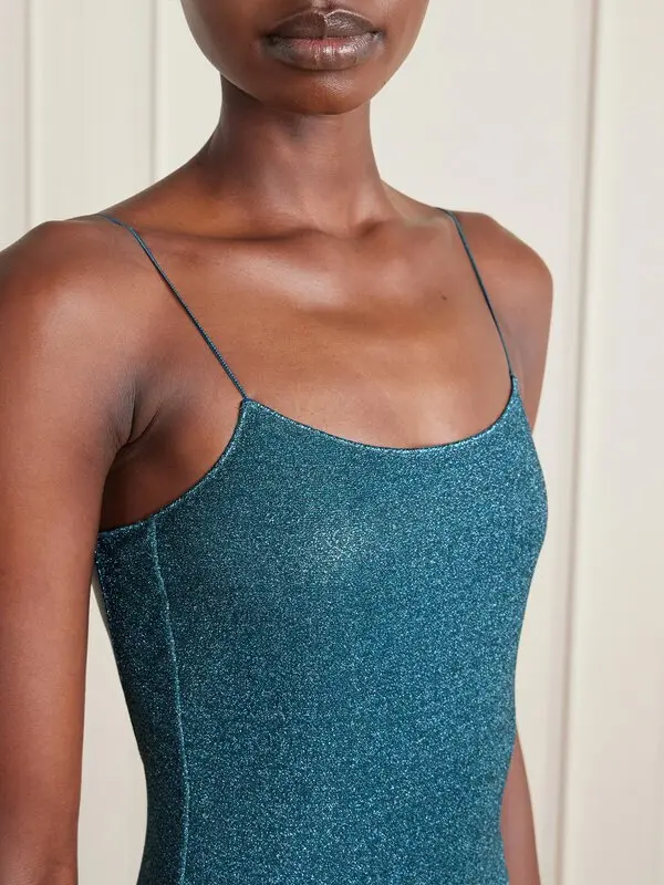 Oseree Lumière Metallic Swimsuit - Blue
