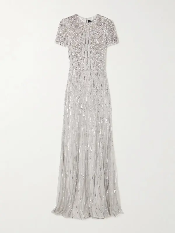 Jenny Packham Eliza Embellished Tulle Gown