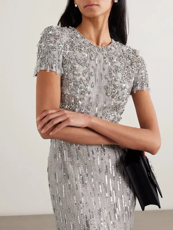 Jenny Packham Eliza Embellished Tulle Gown