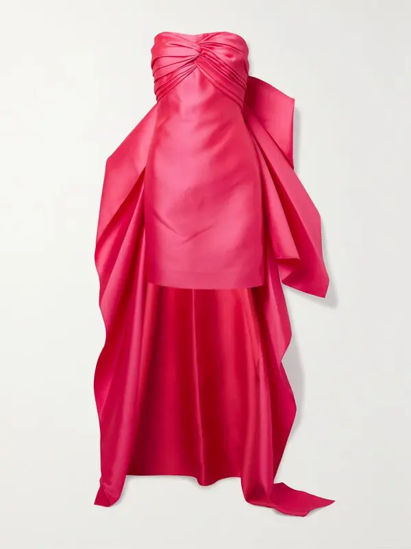 REEM ACRA Convertible Strapless Mini Dress - Pink