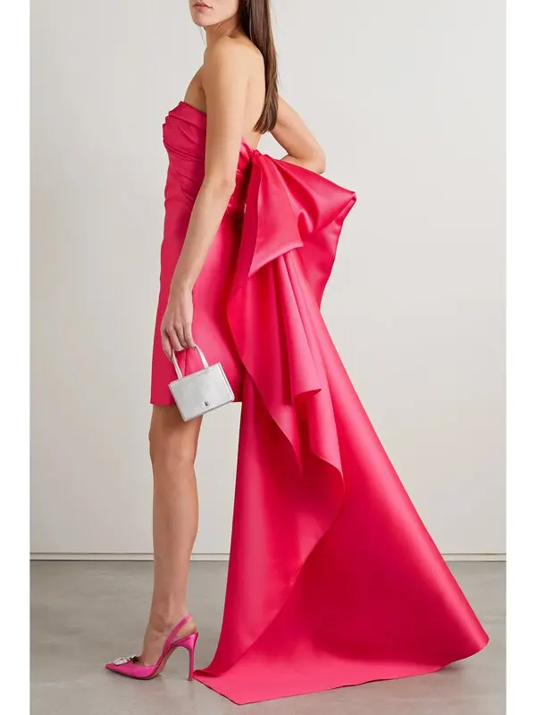 REEM ACRA Convertible Strapless Mini Dress