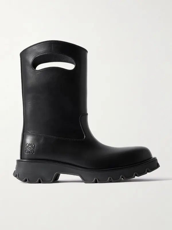 Loewe Bobby Leather Ankle Boots