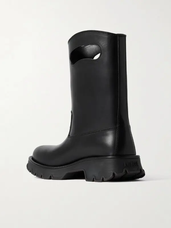 Loewe Bobby Leather Ankle Boots