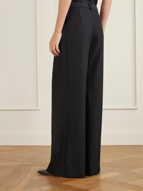 TWP Bond St. Wool Wide-leg Trousers