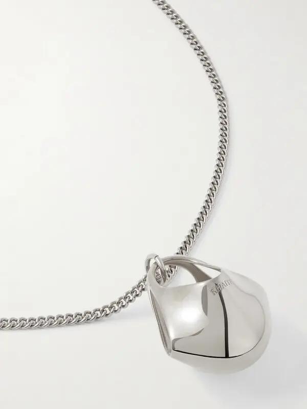 Khaite Lotus Small-tone Necklace - Silver