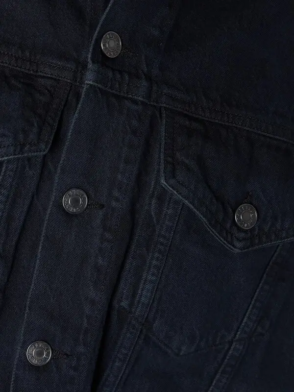 AGOLDE Rubik Denim Peplum Jacket - Blue