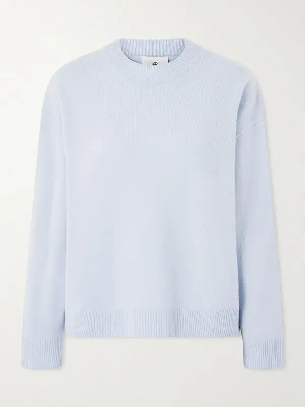 ANINE BING Lee Cashmere Sweater - Blue
