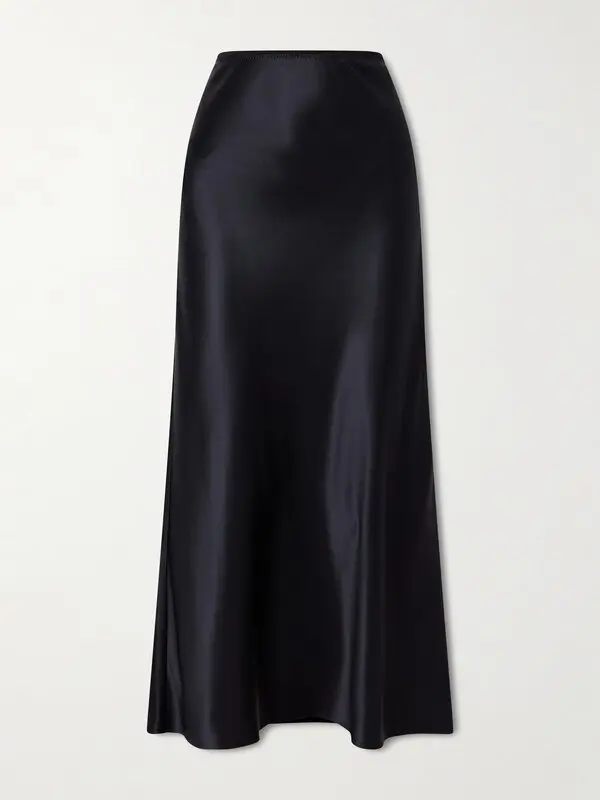 JOSEPH Isaak Silk-satin Maxi Skirt