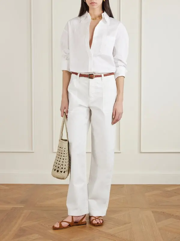 Matteau Cotton Straight-leg Cargo Pants